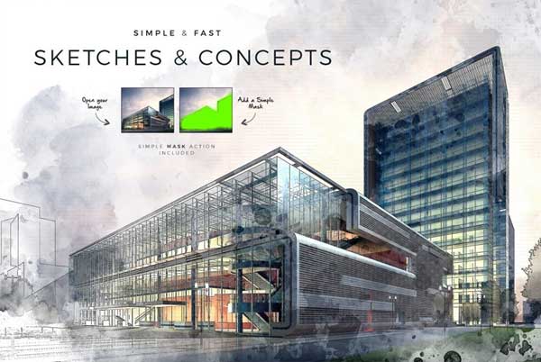 17+ Architect Photoshop Actions | Free & Premium Download